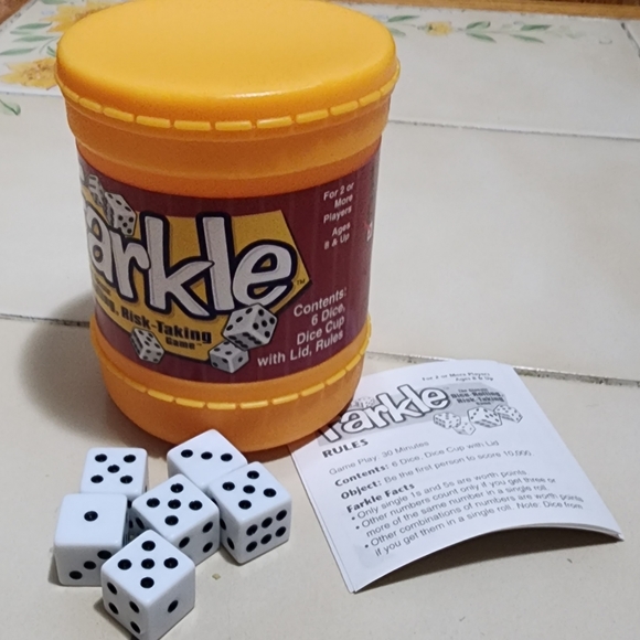 Toys | Farkle Classic Dice Rolling Risk Taking Game | Poshmark